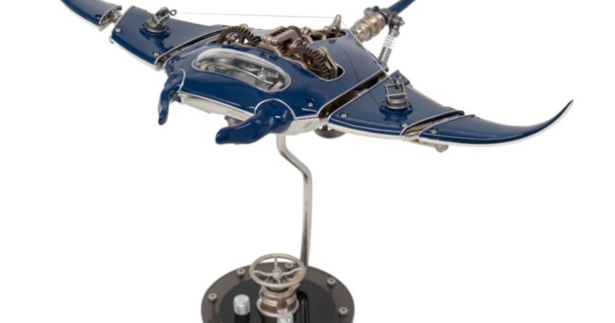 rokrgeek Innovative Steampunk Style Manta Ray Mechanical 3D Metal Model ...
