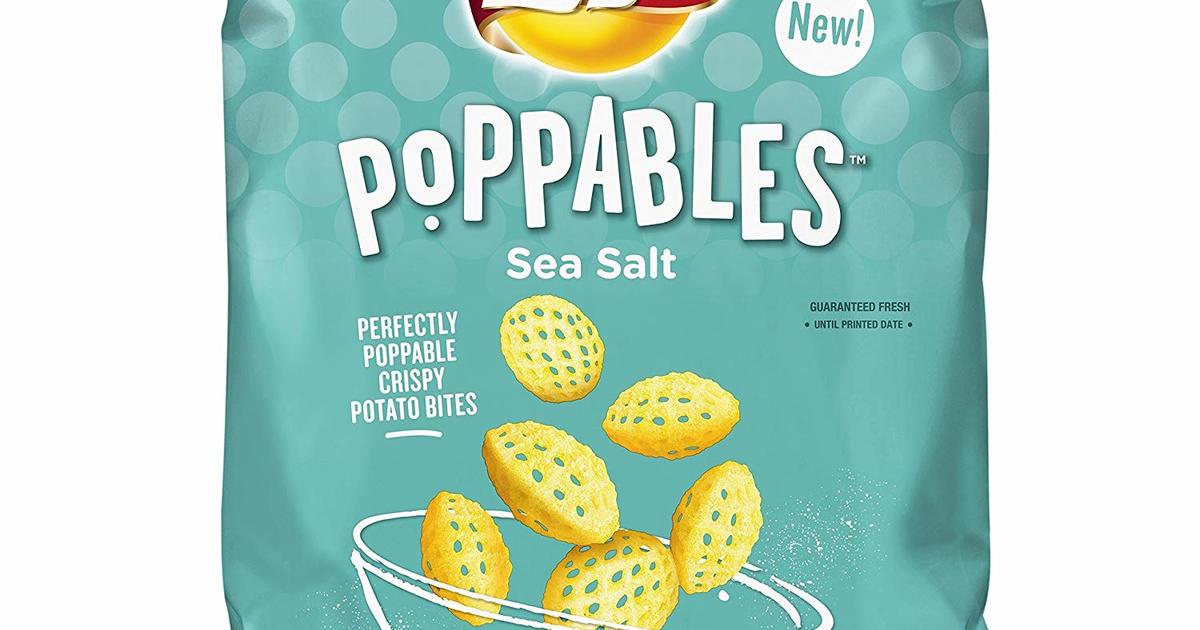 Lay's Poppables Sea Salt Perfectly Poppable Crispy Potato Bites Net Wt ...